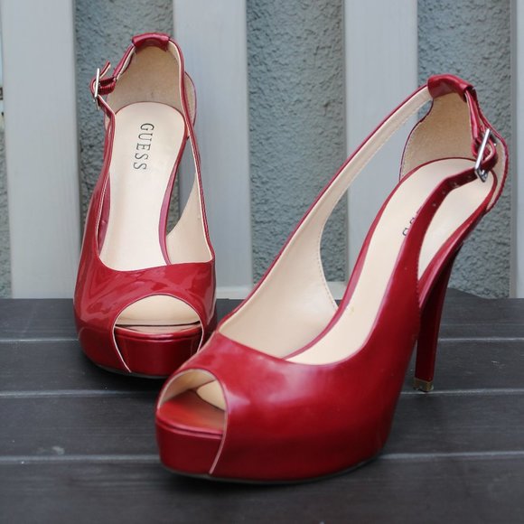Guess | Shoes | Guess Red Heels | Poshmark